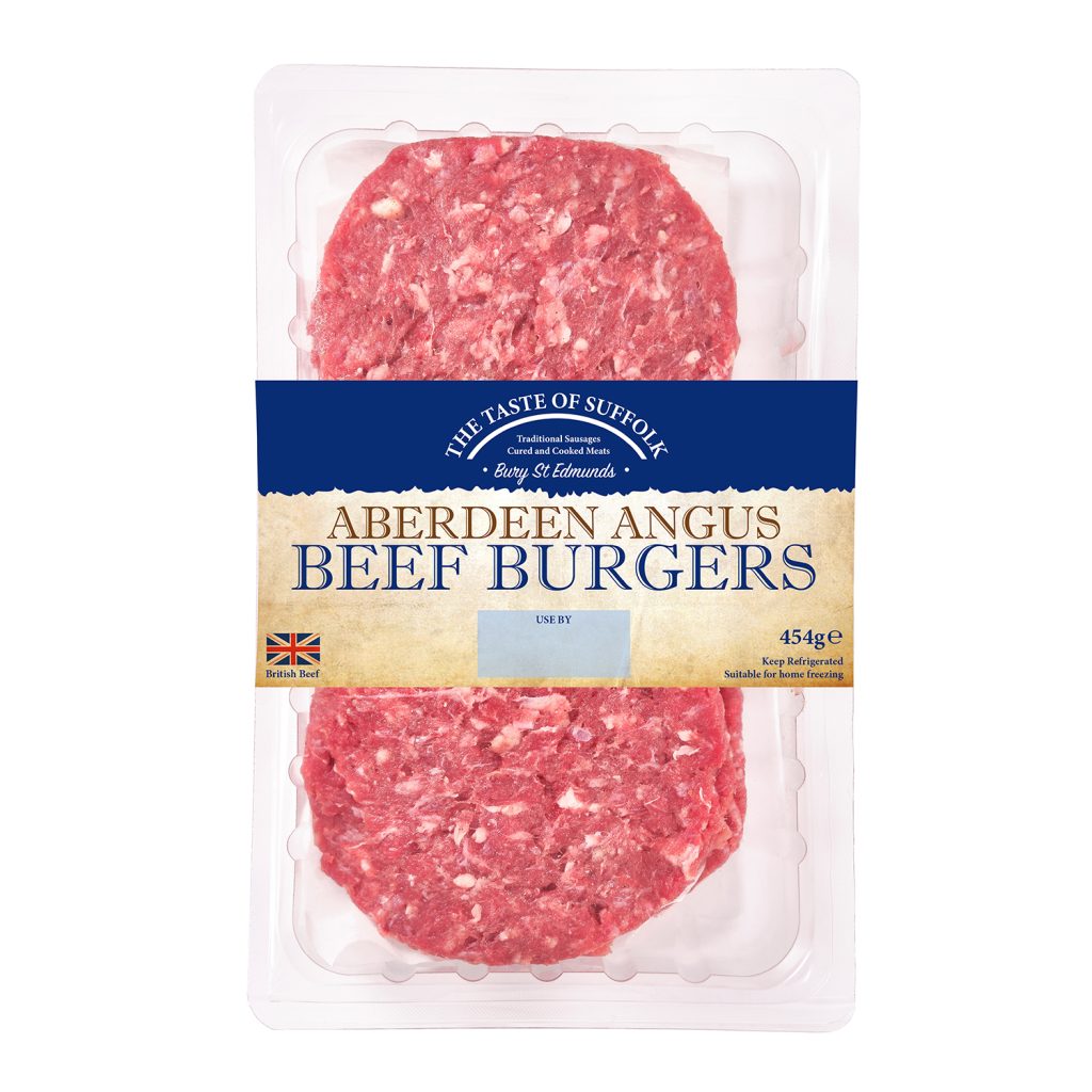 Aberdeen Angus Beef Burgers 454g – Taste of Suffolk